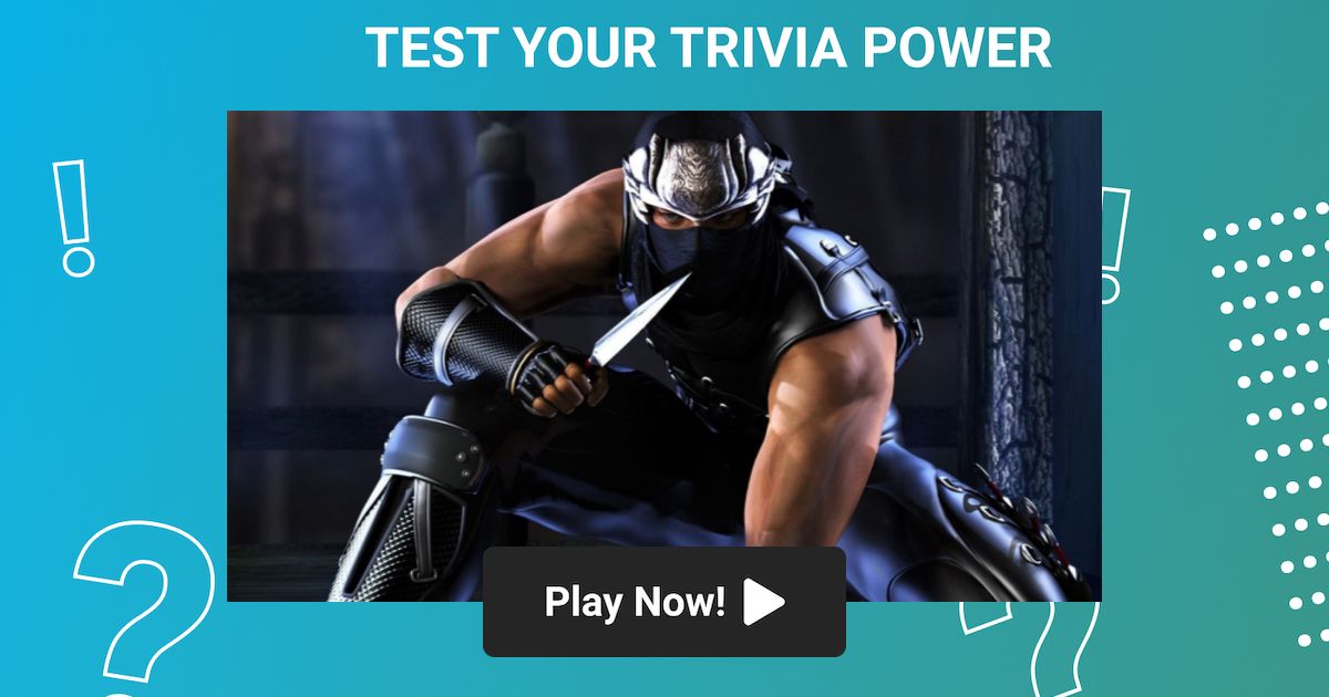 Top 10 Video Game Ninjas | Trivia on WatchMojo.com