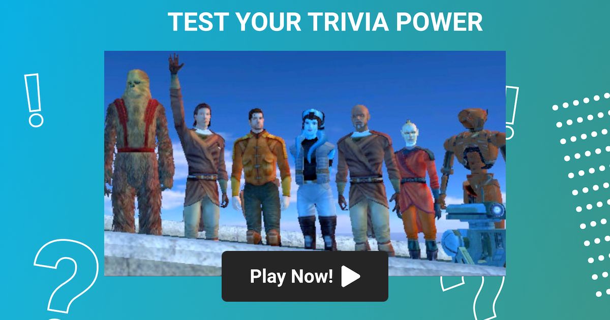 WatchMojo | Trivia | Top 10 Star Wars Video Game Characters