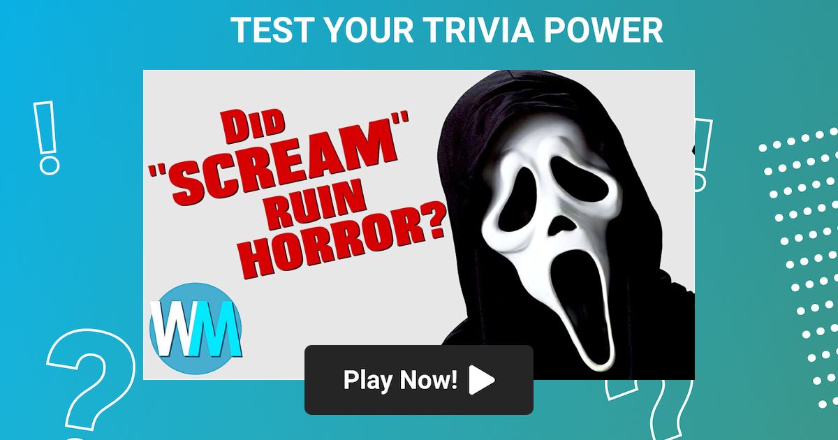 WatchMojo | Trivia | How Scream Ruined Horror Movies!
