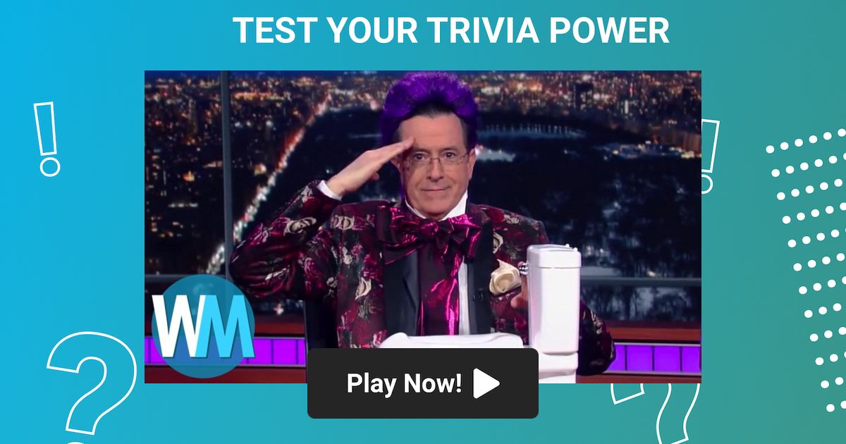 Top 10 Stephen Colbert Moments | Trivia on WatchMojo.com