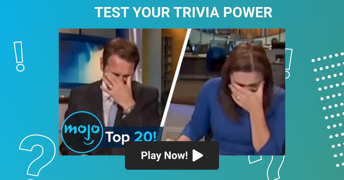 Top 20 News Reporting Fails | Trivia on WatchMojo.com