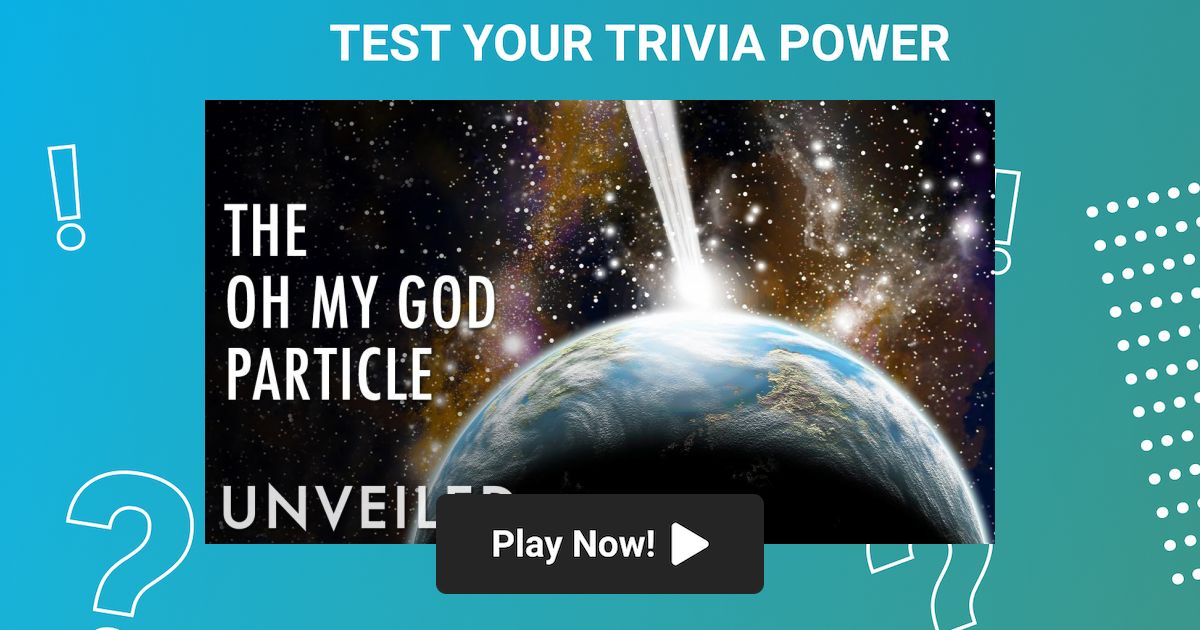 The Highest Energy Cosmic Ray Ever Seen | Unveiled | Trivia on ...