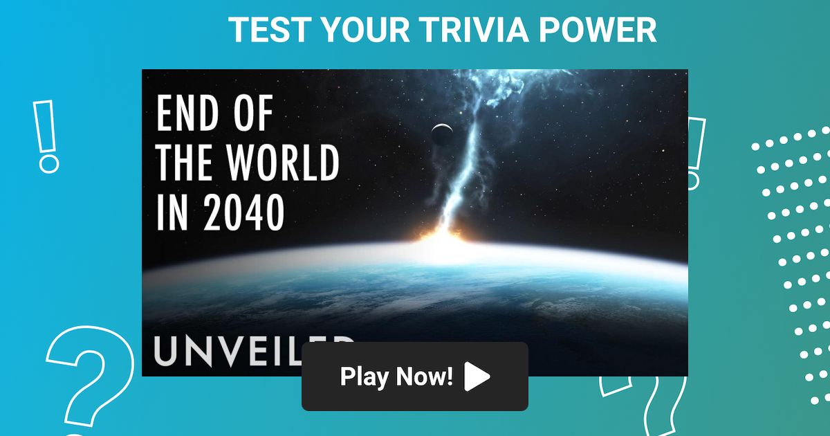 A Computer Predicted The World Will End In 2040 - Will It Happen ...