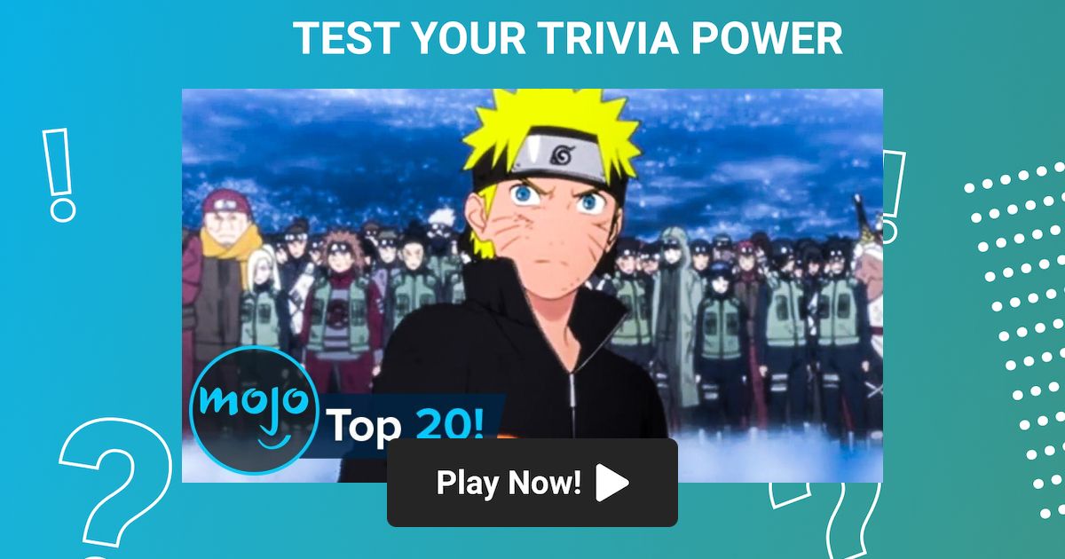 Top 20 Best Naruto Opening Themes | Trivia on WatchMojo.com