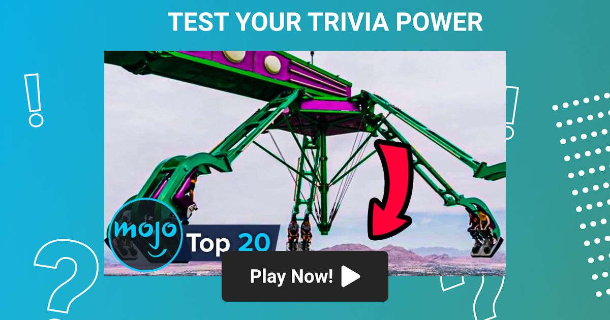 Top 20 Scariest Amusement Park Rides | Watch Party on WatchMojo.com