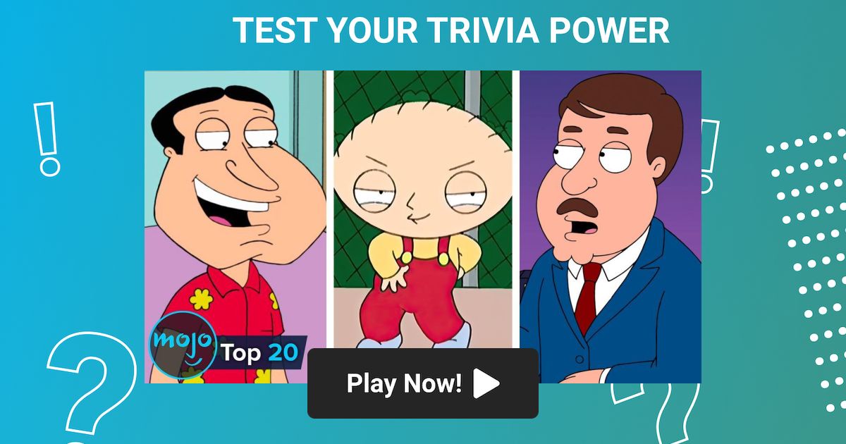 Top 20 Family Guy Characters | Watch Party on WatchMojo.com