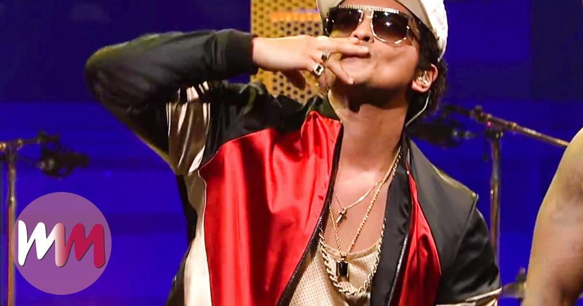 Top 10 Best Bruno Mars Performances | Articles on WatchMojo.com