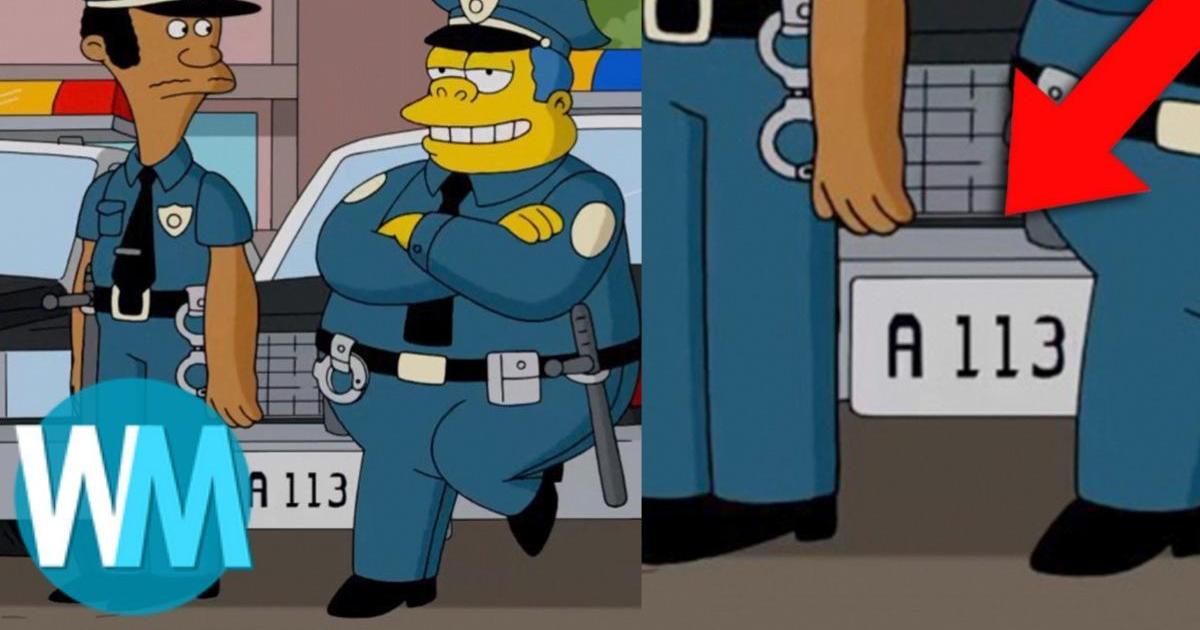 TOP 10 des DÉTAILS CACHÉS incroyables dans LES SIMPSON ! | WatchMojo.com
