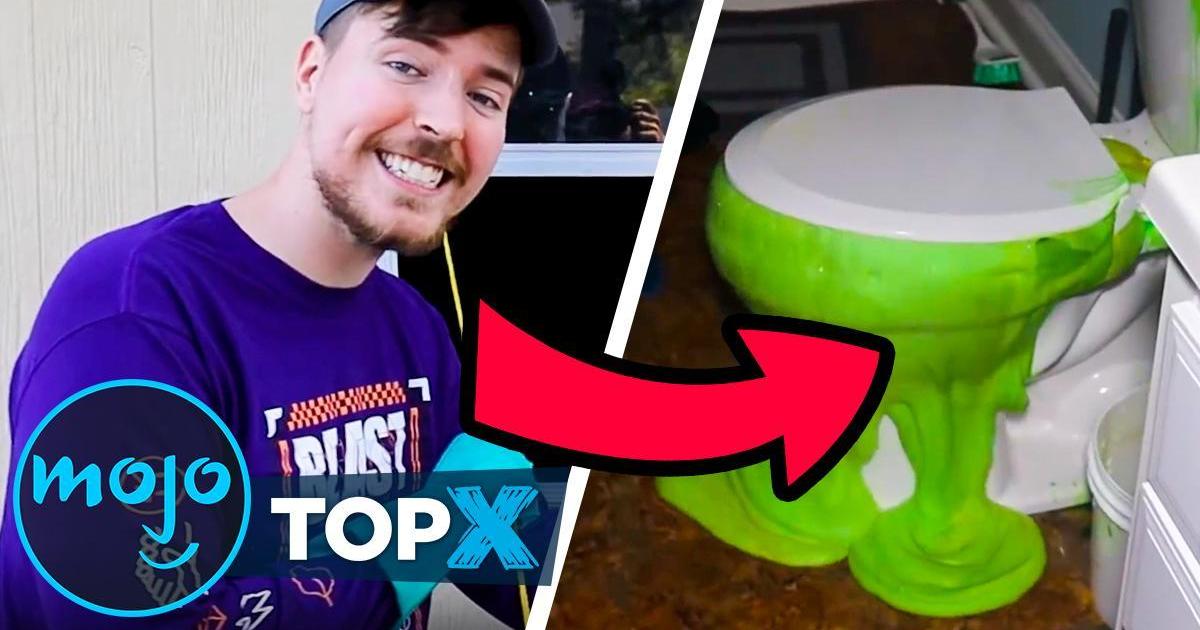 Top 10 Craziest Challenges MrBeast Has Done | WatchMojo.com