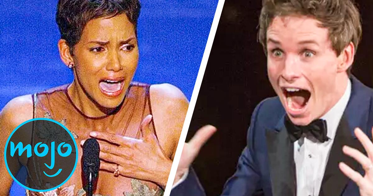 Top 10 Celeb Reactions to Winning at Awards Shows | Videos on WatchMojo.com